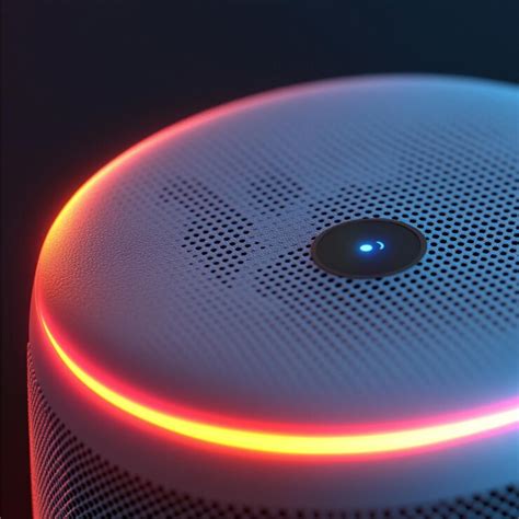 A Closeup Of A Voice Recognition Sensor Integrated Into A Smartphone Or