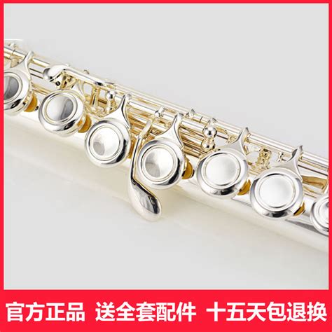长笛乐器c调16孔闭键长笛初学考级西洋笛乐器 虎窝淘