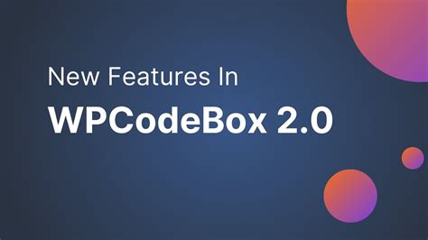 New Features In Wpcodebox 20 Beta Youtube