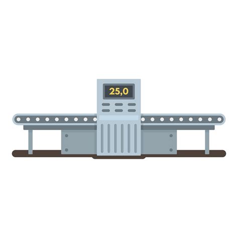 empty assembly line icon flat style 14549073 vector art at vecteezy