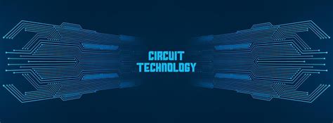 Premium Vector Abstract Technology Background Blue Circuit Board