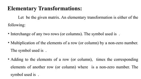 Rank Of A Matrix In Echelon Form With An Example Pptx