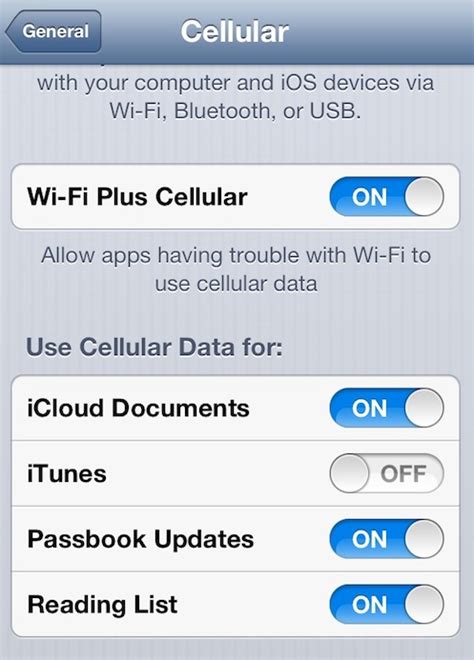 Ios 6 Beta 4 Comes With Wifi Plus Cellular Data Switch Control