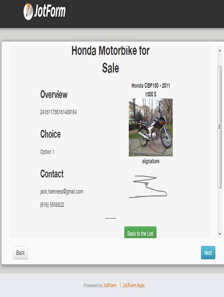 Jotform Submission View Integration Cms Integrations