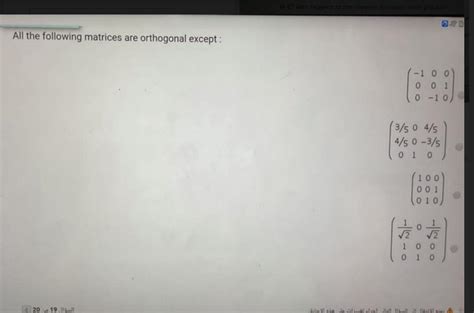 solved an nxn square matrix a is orthogonal if and only if