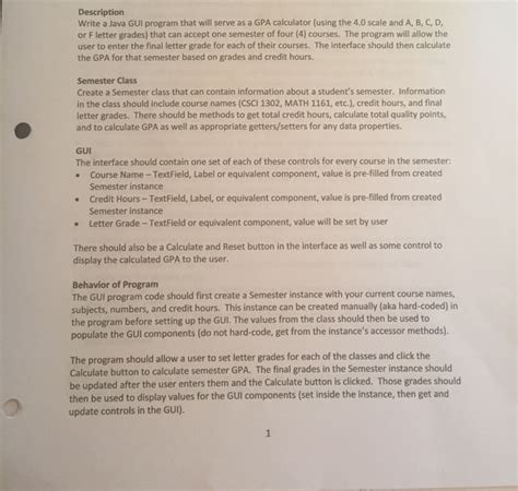 Solved Description Write A Java Gui Program That Will Serve