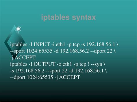 Ppt Iptables Firewalls Powerpoint Presentation Free Download Id 3696831