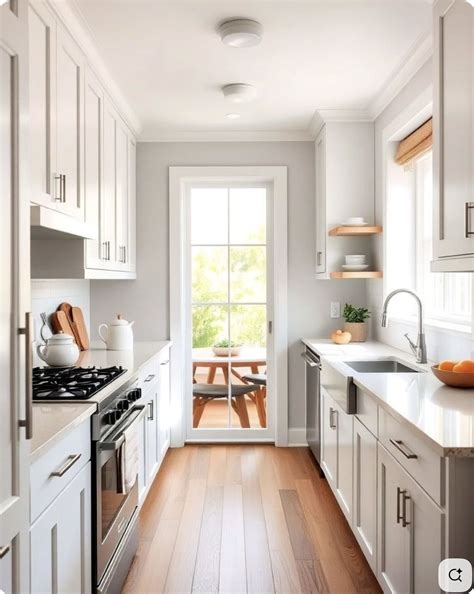 Small Kitchen And Living Room Combo Open Concept Galley Kitchen
