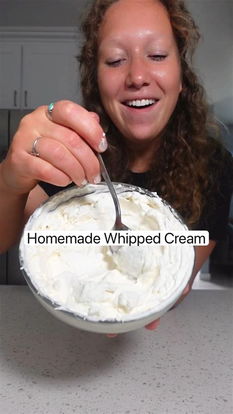 Homemade Whipped Cream How To Make Whipped Cream Artofit