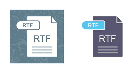 Rtf Vector Icon 29965257 Vector Art At Vecteezy