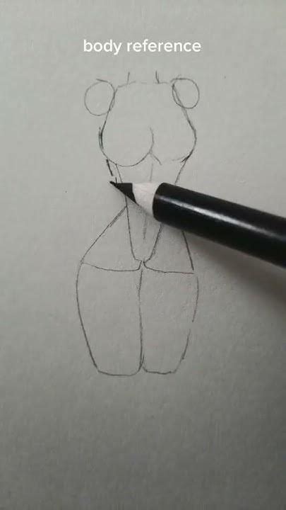 Easy Way To Draw Female Body Female Body Drawing Tutorial How To