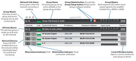 Systemvue Network Monitoring And Control — Vue Audiotechnik