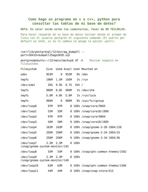 Conexion Ejercicio De Coneccion En Postgres Como Hago Un Programa En C O C Python Para