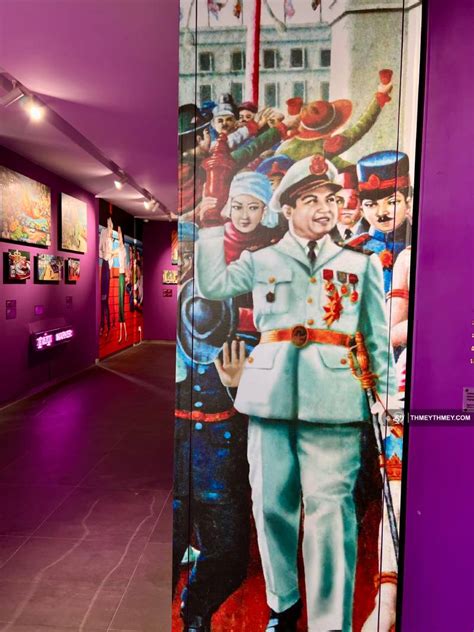 ប្លែកភ្នែក ពិព័រណ៌មិនអចិន្ត្រៃយ៍ស្ដីពីកម្ពុជាតាមរយៈគំនូរតាមវត្តនៅ សារមន្ទីរ ស ស រ