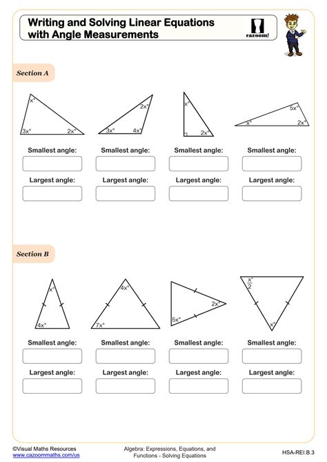 Solving Linear Equations C Worksheet Algebra I Pdf Worksheets Cazoom Math