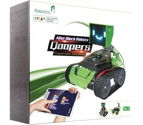 Robobloq Qoopers 6 In 1 Robot Kit Rb 10110102 Stem Education Drag