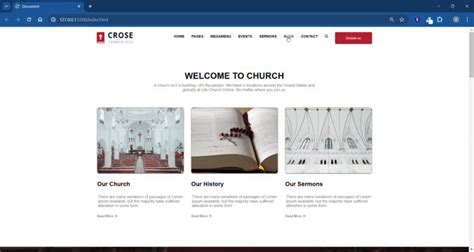 Crose Church Sie A Clone Website By Rupesh Kanojia Yash Sagar Posted