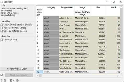 orange3로 해보는 image classification