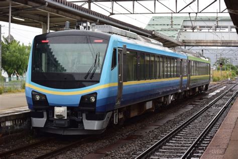Jr東日本hb E300系気動車 あいづsatono Hb E301 4 喜多方駅 鉄道フォト・写真 By Massaさん レイルラボ