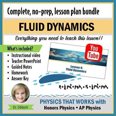 Physics Fluids 11 4 Fluid Dynamics Complete Lesson By Physics That