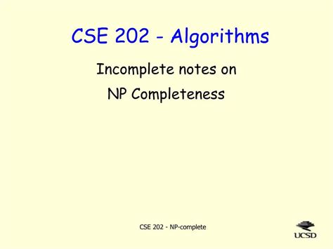 Ppt Cse 202 Algorithms Powerpoint Presentation Free Download Id498676