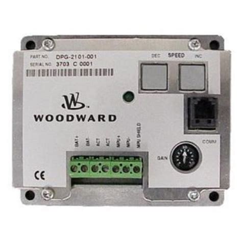 Woodward Dpg 2101 002 Speed Controller Mpu Speed Sensing