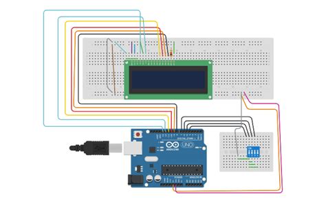 Circuit Design Water Level Sensor Tinkercad