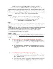 In Text Citations Practice Worksheet 1 Docx MLA Conventions For Worksheets Library