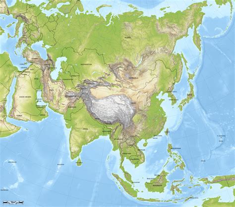 Blue Green Atlas The Geography Of Asia
