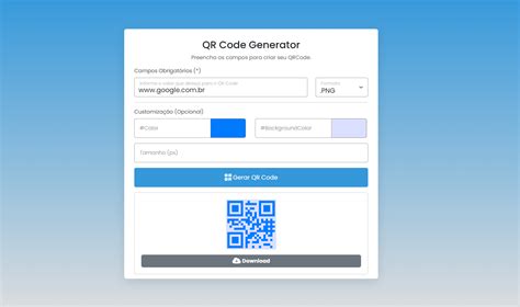Github Joaolucaspqrcode Generator Free Qr Code Generator Javascript