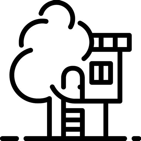Treehouse Vector SVG Icon SVG Repo