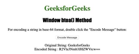 html dom window btoa 用法及代码示例 纯净天空
