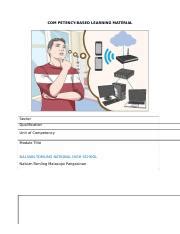 CSS COC FINAL Pdf Learner S Module Qualification COMPUTER SYSTEMS SERVICING NC II Unit Of