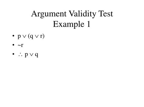 PPT Valid And Invalid Arguments PowerPoint Presentation Free Download ID