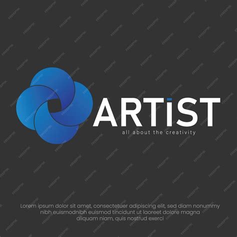 Premium Vector Artist Logo Vector Template Creative Sign Symbols Of