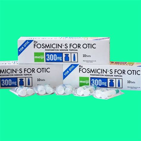 Thuốc Fosmicin S For Otic Solvent Nhỏ Tai điều Trị Nhiễm Khuẩn