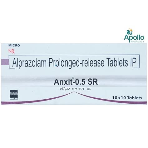 Anxit 05 Sr Tablet Uses Side Effects Price Apollo Pharmacy