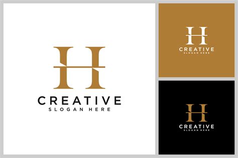Initial Letter H Logo Vector Design Graphic By Dunia Creative Fabrica