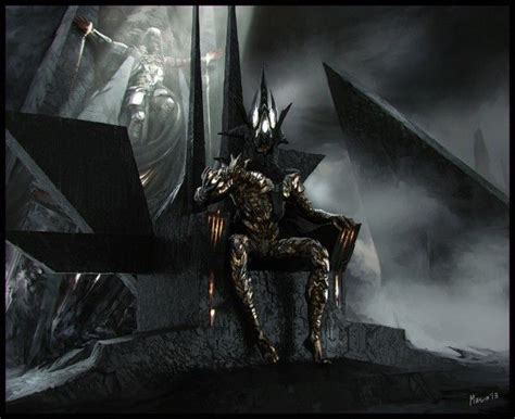 Morgoth El Señor De Los Anillos Tolkien Arte De Fantasía Oscura