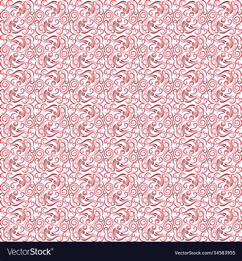 Red Seamless Pattern Image Royalty Free Vector Image