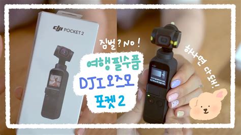 문구사장 브이로그 여행 가기 위한 준비 Dji 오즈모 포켓 2 개봉하기 Perfect For Travel Vlog Dji Osmo Pocket 2 Youtube