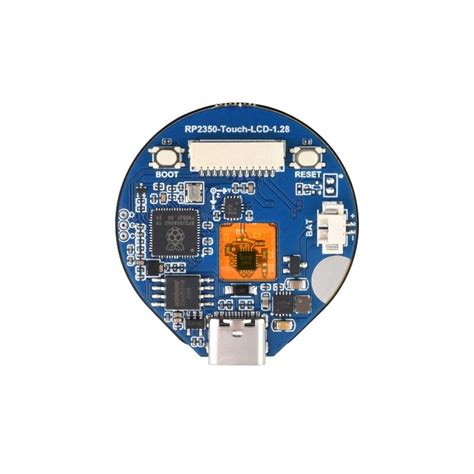 Buy Waveshare RP2350 MCU Board With 1 28inch Round Touch LCD