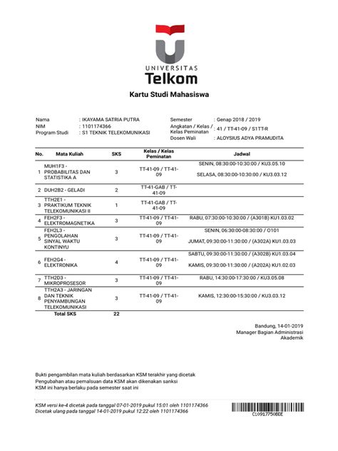 Registrasi Telkom University Pdf Pdf