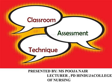 Classroom Assessment Techniques Pdf Educational Assessment Education