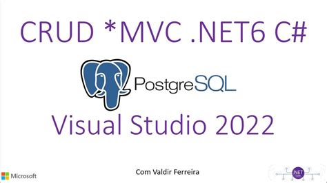 crud mvc usando banco de dados postgresql core 6 c