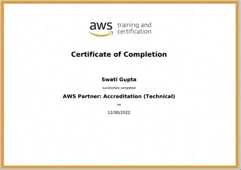 Aws Awscloud Awscertified Swati Gupta