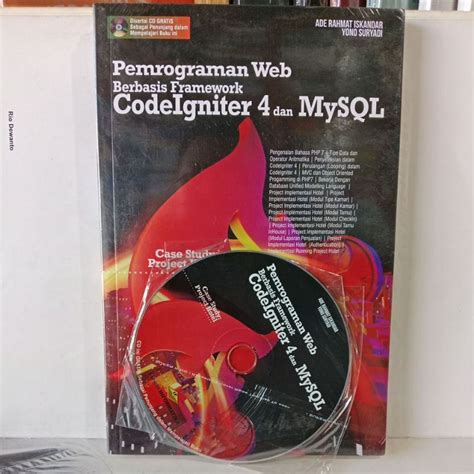 Jual Original Buku Pemrograman Web Berbasis Framework Codeigniter 4 Dan