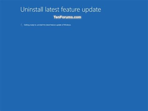 Uninstall Windows Update In Windows Tutorials