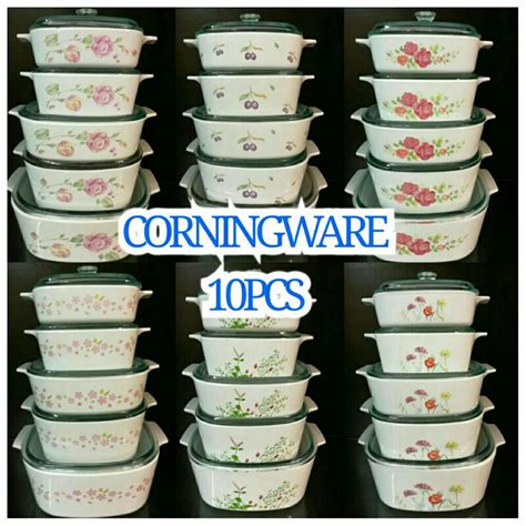 🔥hot Sales🔥corningware 10pcs Set 5 Original Made France Shopee Malaysia
