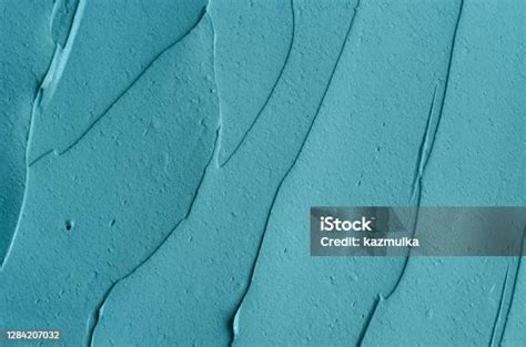 청록색 화장품 점토 텍스처클로 선택적 초점 브러시 스트로크가 있는 추상적인 배경입니다 0명에 대한 스톡 사진 및 기타 이미지 Istock